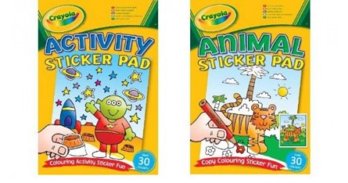 Crayola Activity Sticker Pad £1.29 @ Amazon
