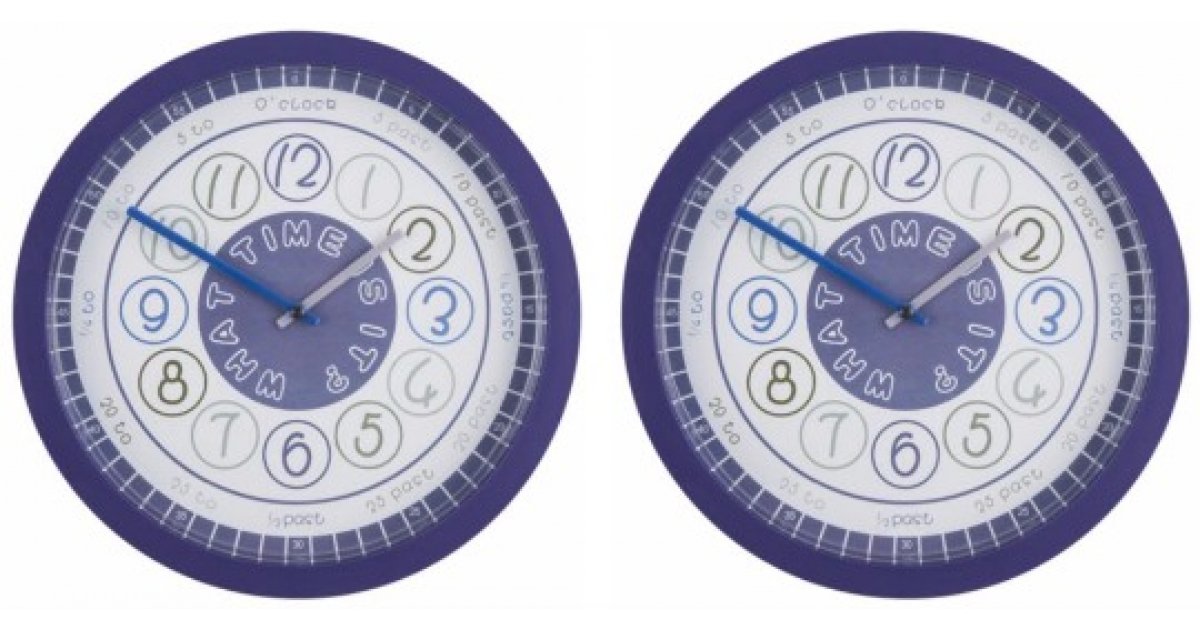 (EXPIRED) Time Teacher Clock was £6, now £4.50 @ Tesco