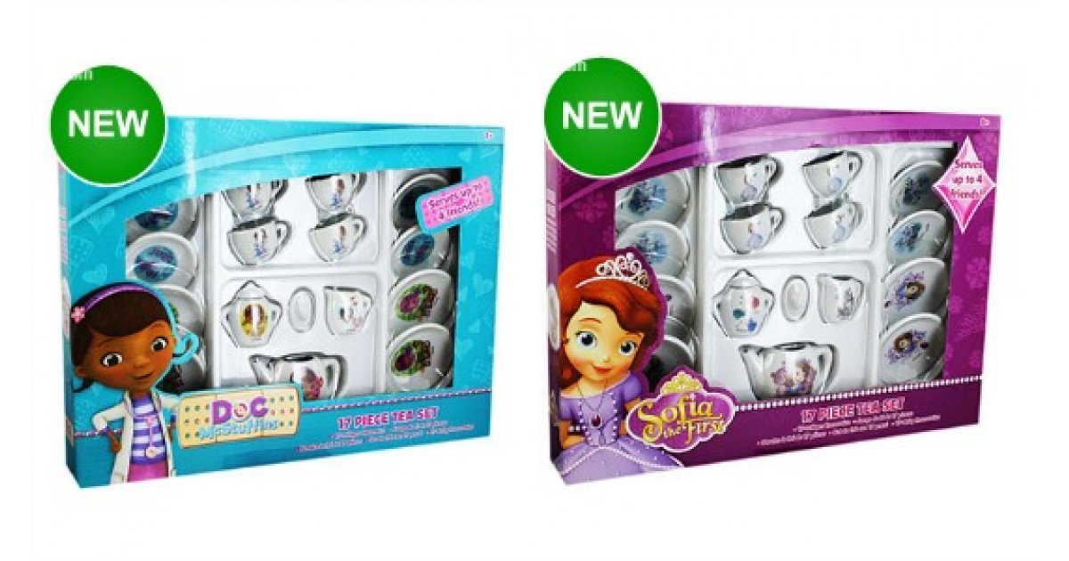 Doc McStuffins & Sofia The First Tea Sets £3.99 @ The Works