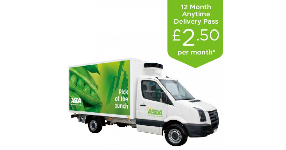 Half Price Delivery Pass: Now From £2.50 @ Asda