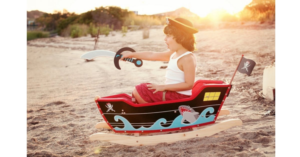 Teamson Kids Rocking Ship With Hat, Scope & Sword £68.62 (or £53.62 ...