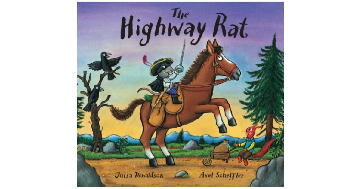 Julia Donaldson's 'The Highway Rat' TV Show Announced