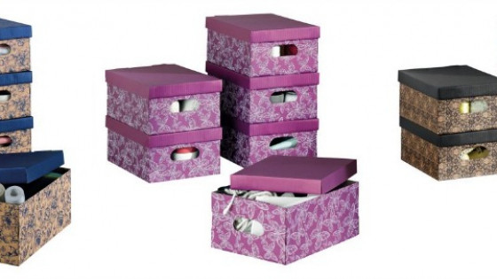 Set Of 6 Storage Boxes £4.99 @ Lidl