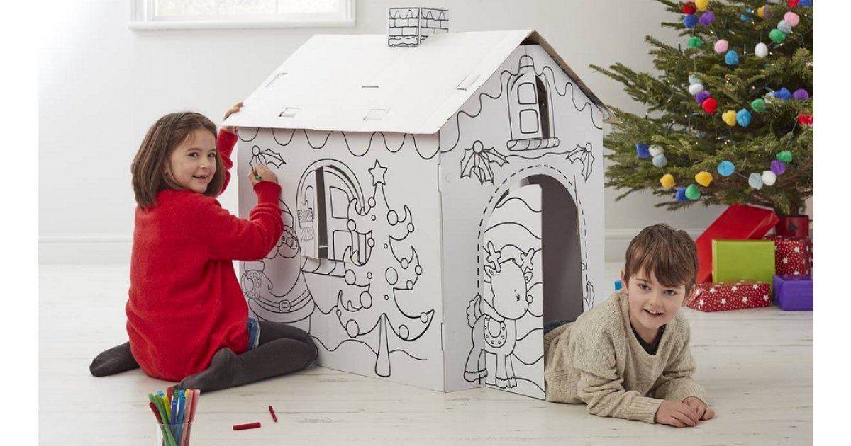 Colour In Cardboard Christmas Grotto £15 @ Hobbycraft