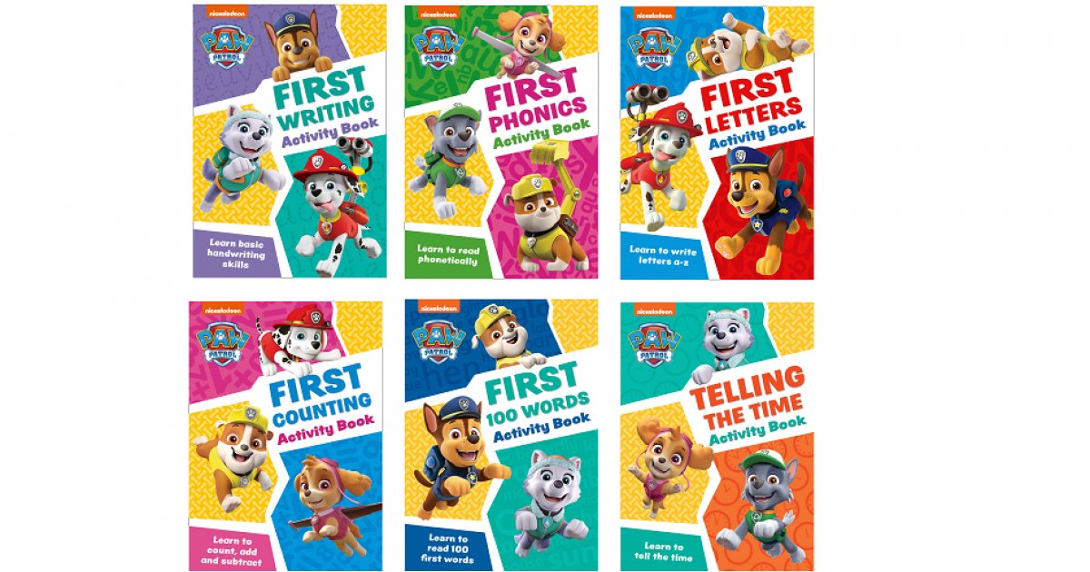 Paw Patrol School Activity Books From £1.60 @ Amazon