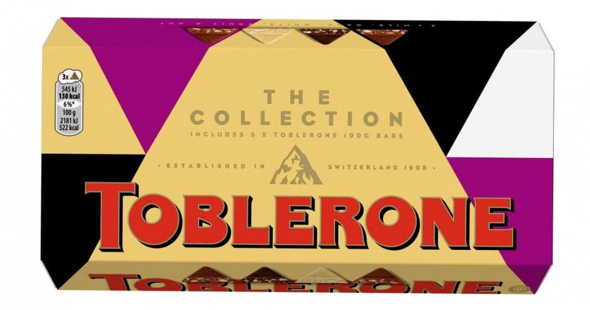 Toblerone Mixed Chocolate 5 Bar Gift Pack 500g £5.99 @ Amazon