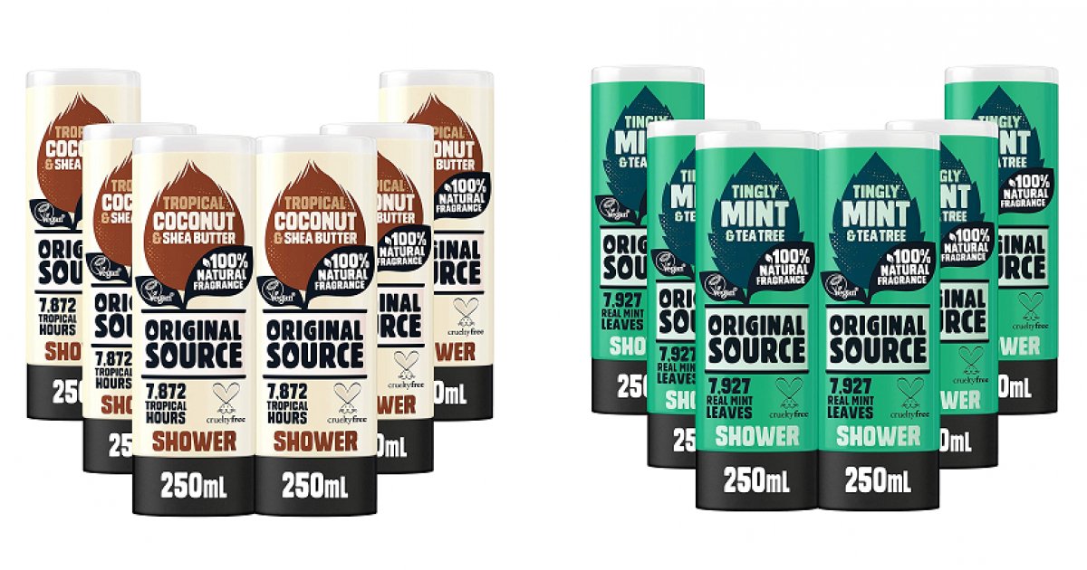 Original Source Shower Gel 6 x 250ml £5.70 @ Amazon