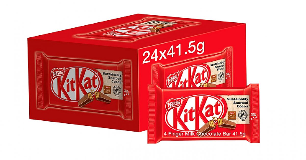 Kit Kat 4 Finger Bars x 24 £6.41 @ Amazon