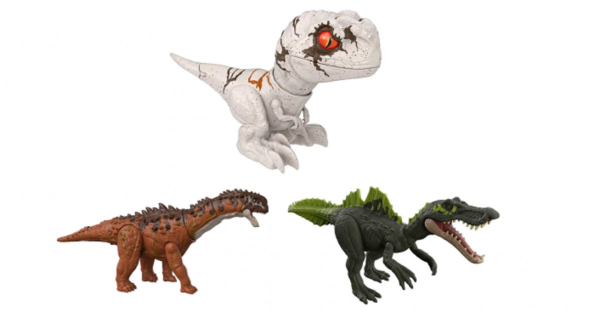 Jurassic World Dominion Action Figures With Sounds From £7.99 @ Amazon