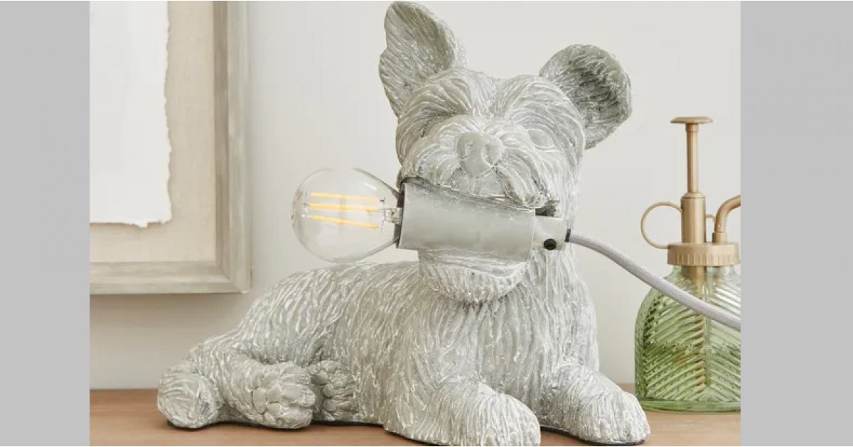 Maggie the Schnauzer Table Lamp £25 @ Dunelm