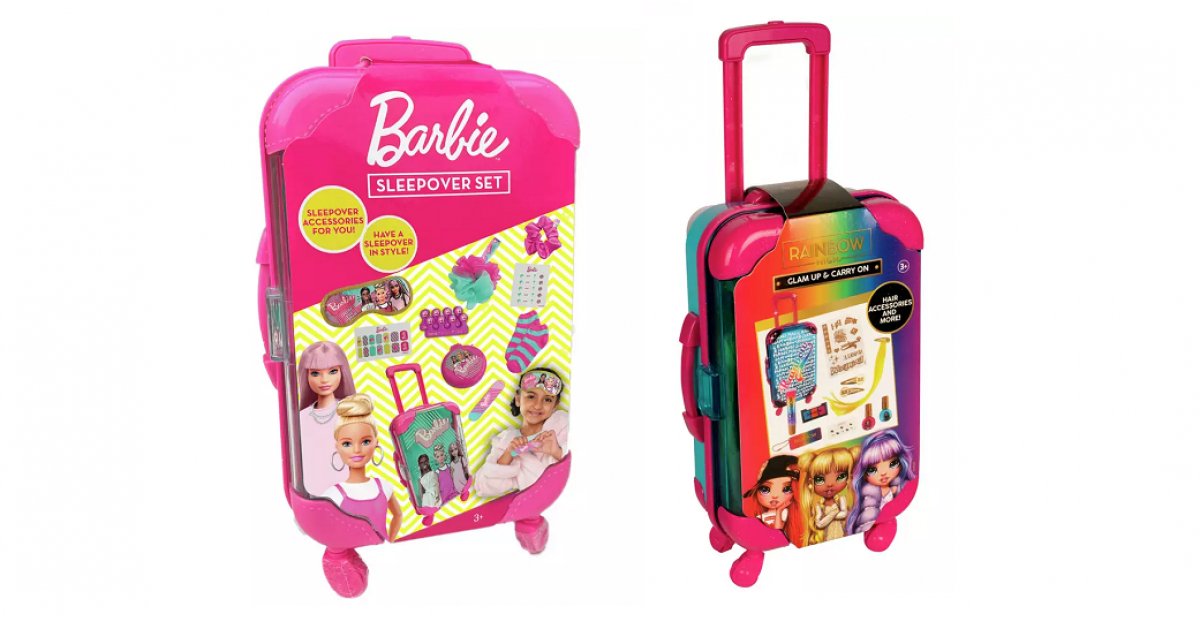 Barbie Sleepover Set / Rainbow High Glam Up Carry On Case £14 Each Or 2 ...