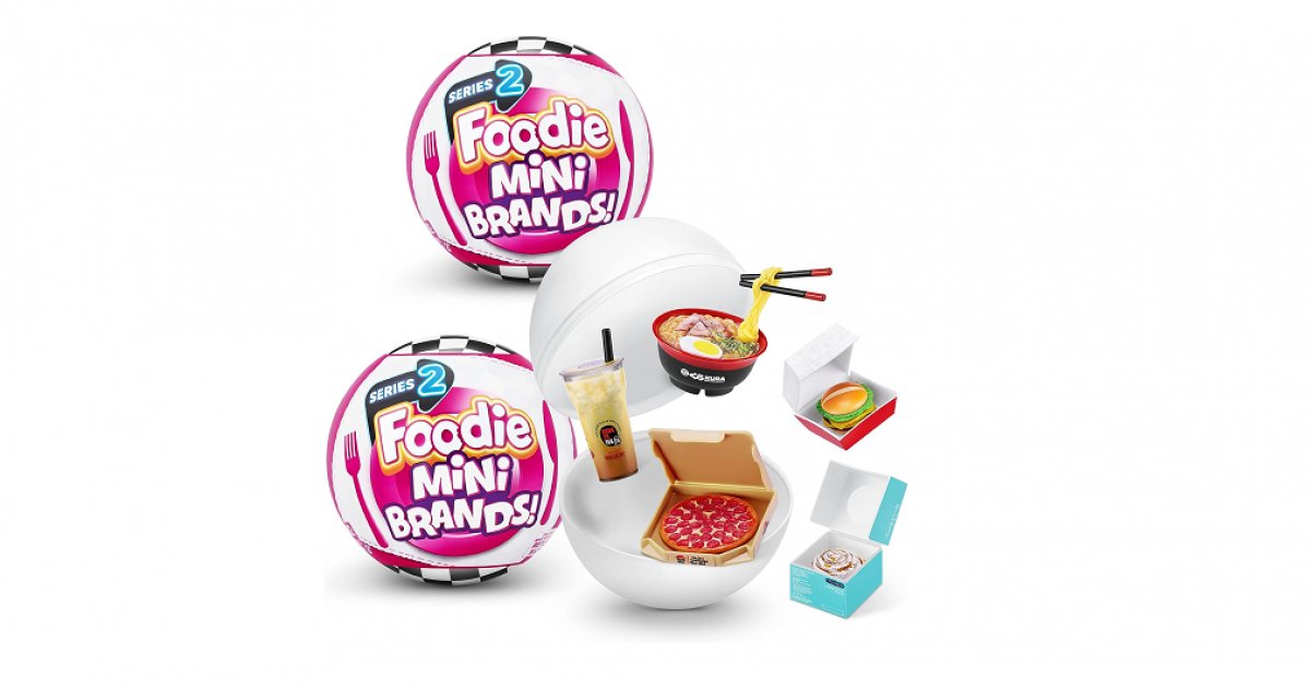 Zuru 5 Surprise Foodie Mini Brands 2 Pack £7.99 @ Amazon