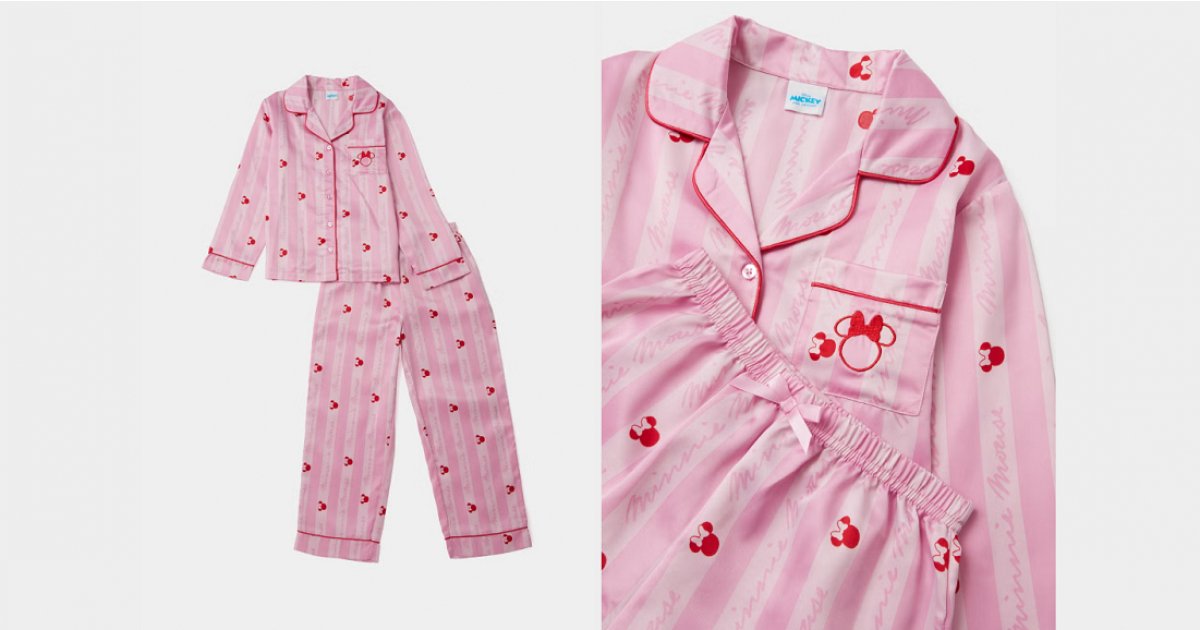 Kids Pink Disney Minnie Mouse Satin Pyjama Set now from £10.50 @ Matalan