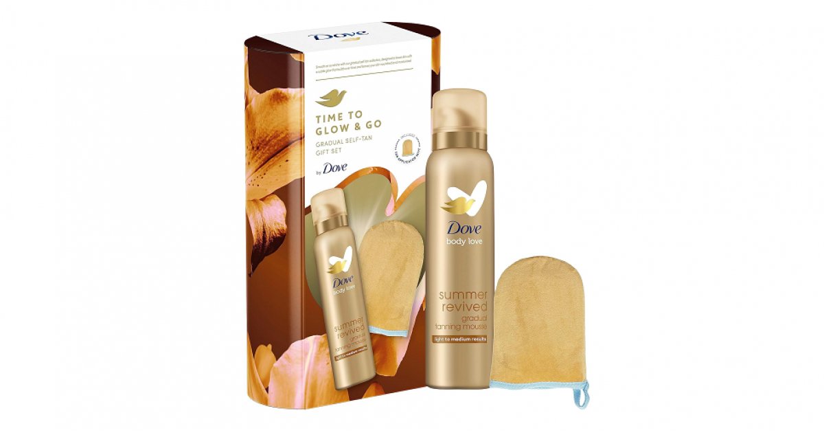 Dove Time to Glow and Go Gradual Self-Tan Gift Set £3 @ Amazon