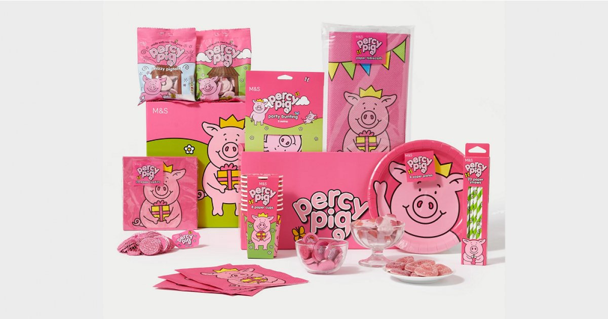 Percy Pig Party Gift Box £15 Delivered @ Marks and Spencer