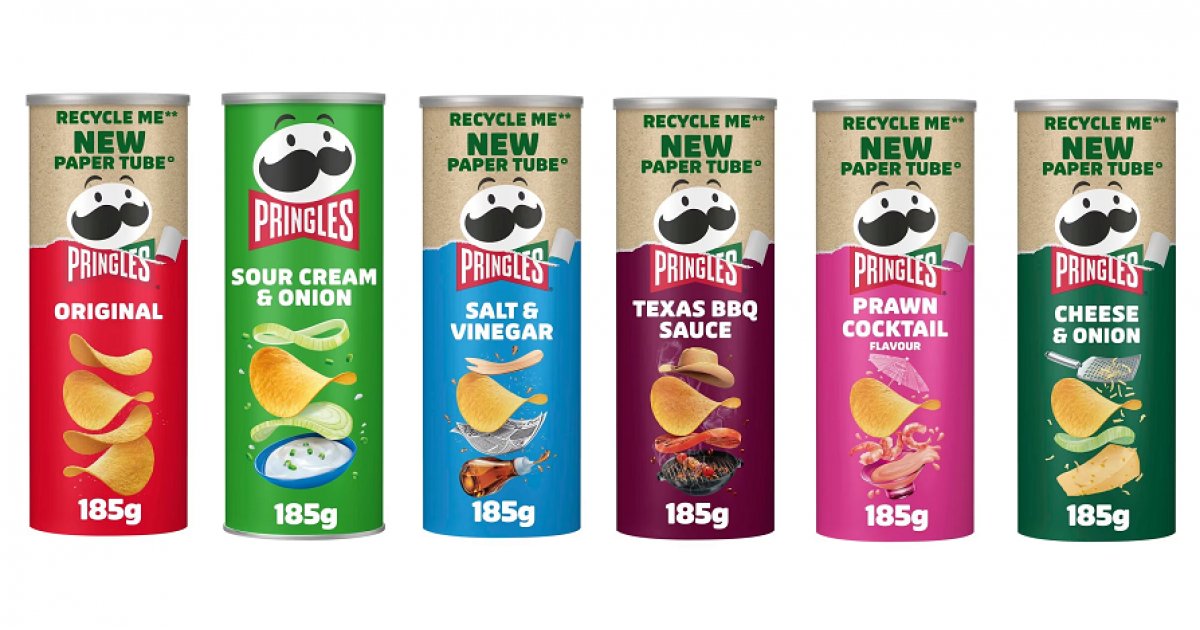 Pringles 185g Tubes £1.50 @ Tesco