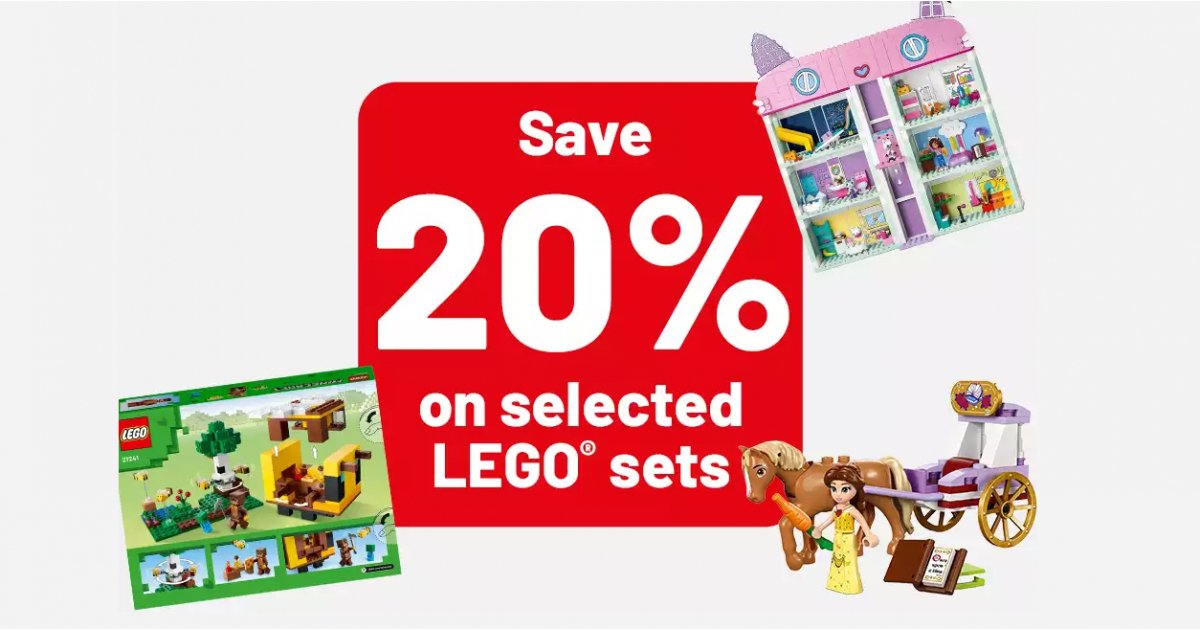 20% or more off selected LEGO Sets @ Argos