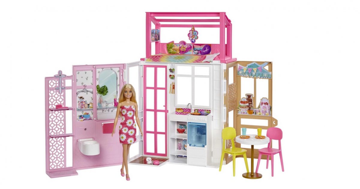 Barbie Dollhouse Playset with Barbie Doll £18.79 @ Amazon