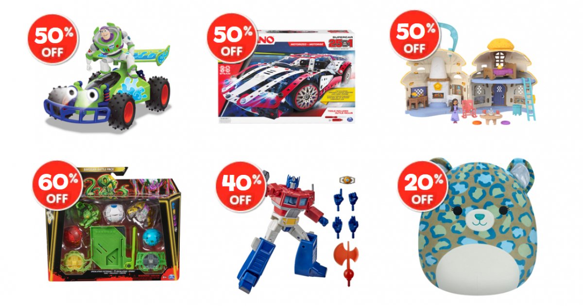 Half Term Toy Sale now live @ The Entertainer