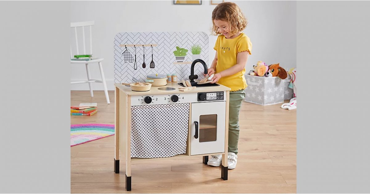 Multicoloured Wooden Modern Kitchen £22.50 @ Asda George