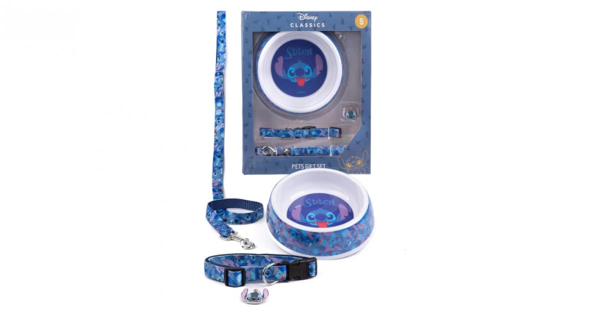 Disney Stitch Blue Dog Collar Pet Gift Set £22 @ Matalan