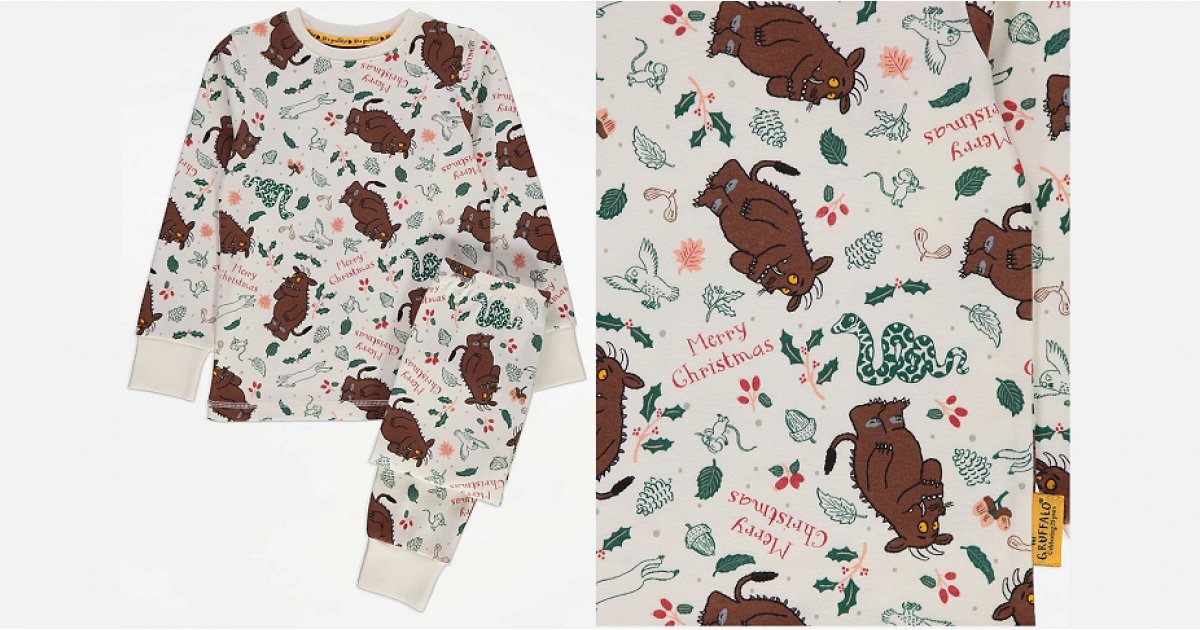 The Gruffalo Christmas Long Sleeve Pyjamas from £10 @ Asda George