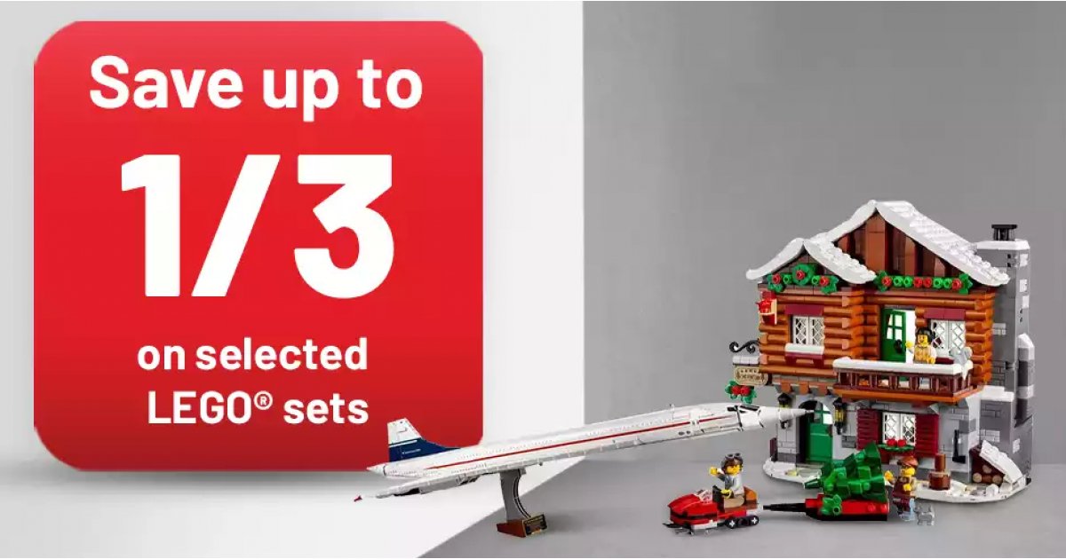 Black Friday: Save Up To 1/3 On Selected LEGO @ Argos