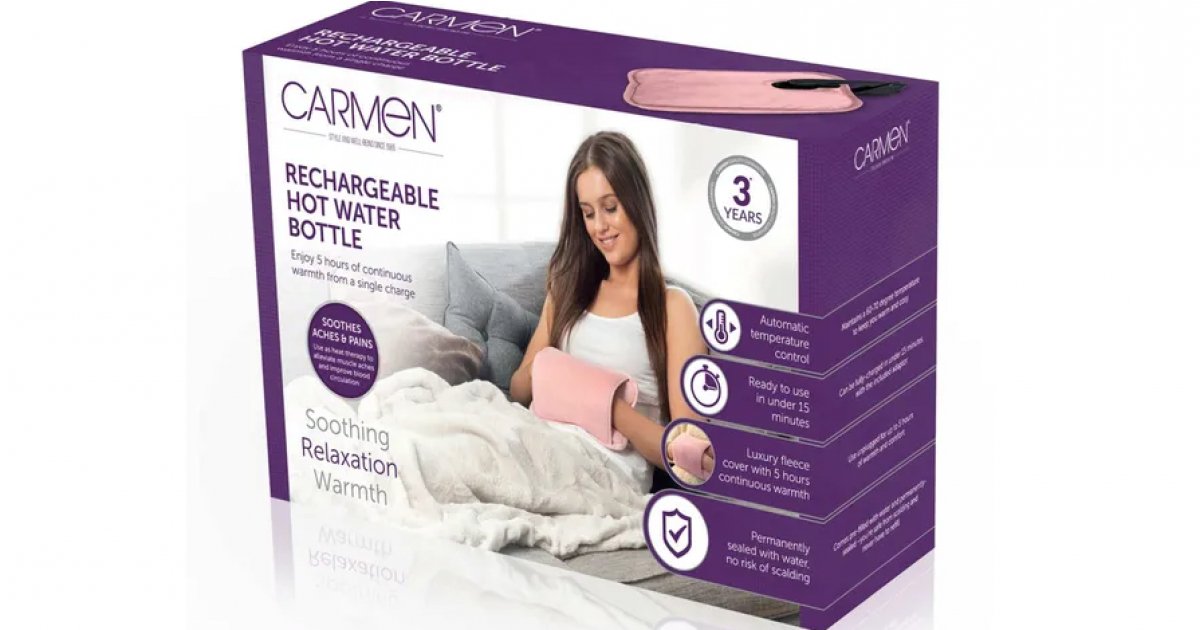 Rechargeable Hot Water Bottle £14 @ Dunelm
