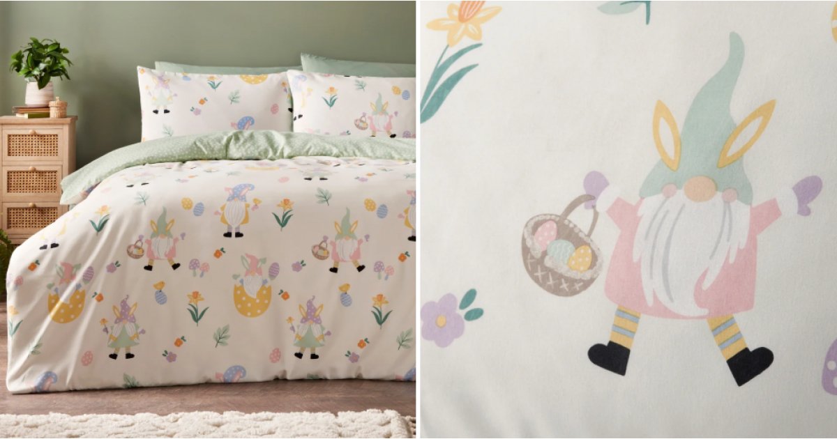 Green Easter Gonk Duvet Set from £12 @ Matalan