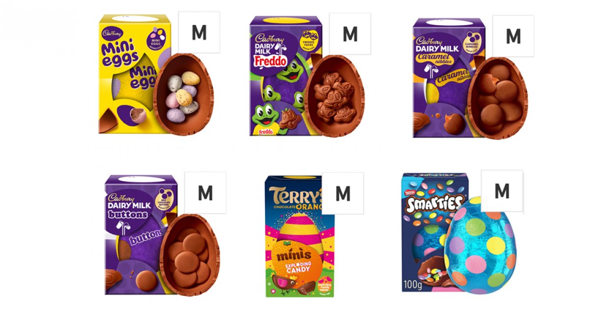 Selected Medium Easter Eggs £1 with Clubcard @ Tesco