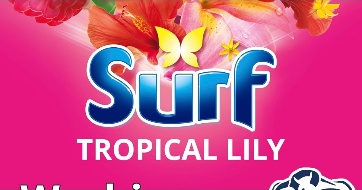 Surf Tropical Lily Washing Powder 80 Washes £5.68 @ Amazon