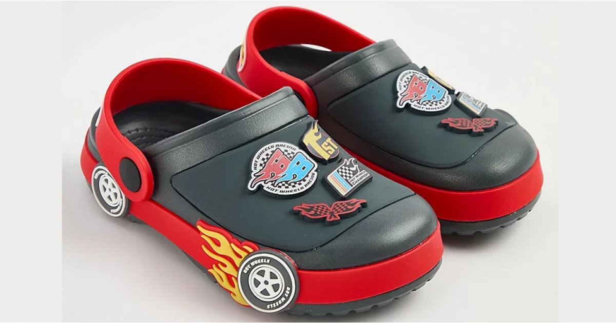 Hot Wheels Race Car Badge Clogs from £7 @ Asda George