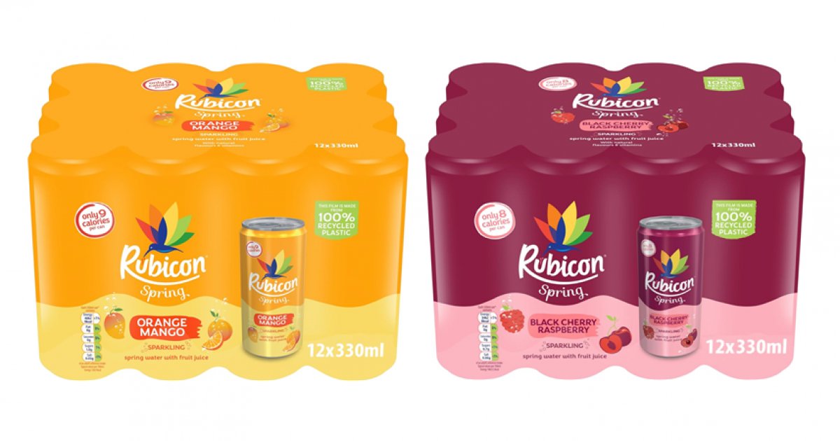 Rubicon Spring 12 Pack Orange Mango or Black Cherry Raspberry £4.95 ...