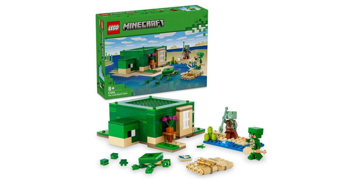 LEGO Minecraft The Turtle Beach House £10.50 @ Amazon