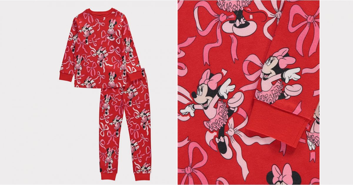 Disney Minnie Mouse Red Bow Pyjamas £10 @ Asda George