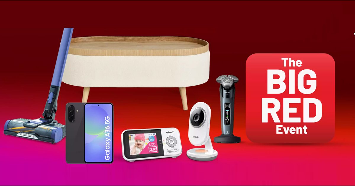 The Big Red Event: Save up to 30% off selected items with codes @ Argos