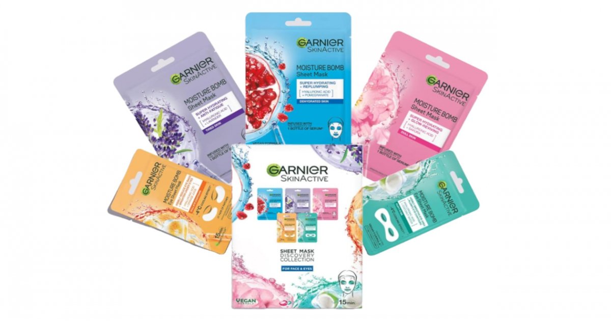 Garnier Sheet Mask Discovery Collection £6.64 @ Amazon