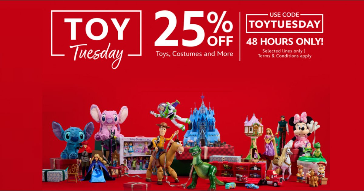 Toy Tuesday: 25% Off + Extra 10% Off Toys, Costumes & More For 48 Hours ...