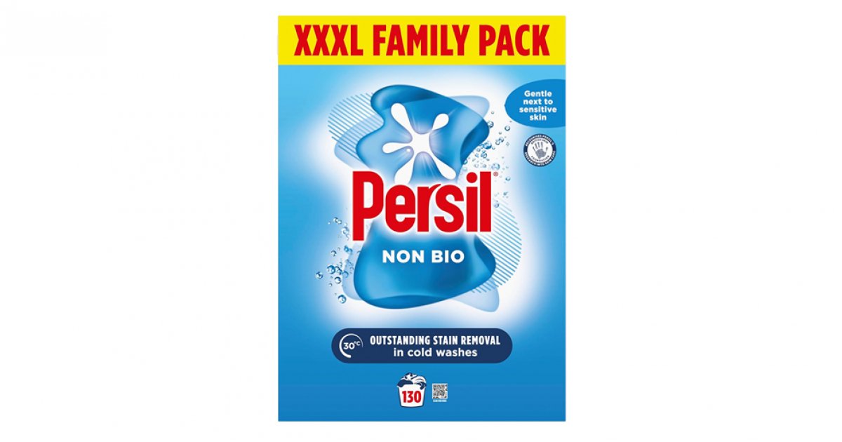 Persil Non Bio Washing Powder XXXL Family Pack 130 Wash 6.5 kg £11.40 ...
