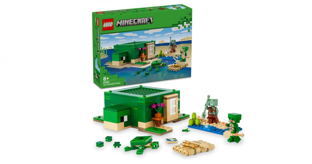 LEGO Minecraft The Turtle Beach House £12.99 @ Amazon