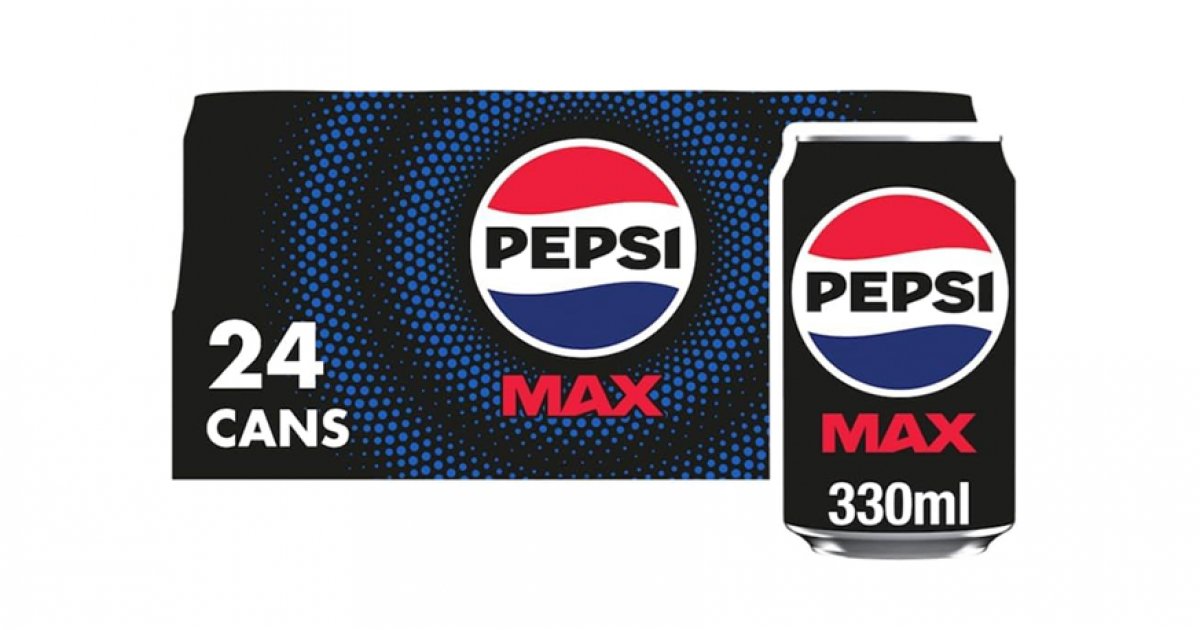 Pepsi Max No Sugar Cola Cans 24 x 330ml £6.12 @ Amazon